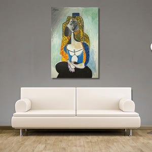 Picasso Canvas Decor,pablo Picasso Turkish Shawl Obras De Canvas Wall ...