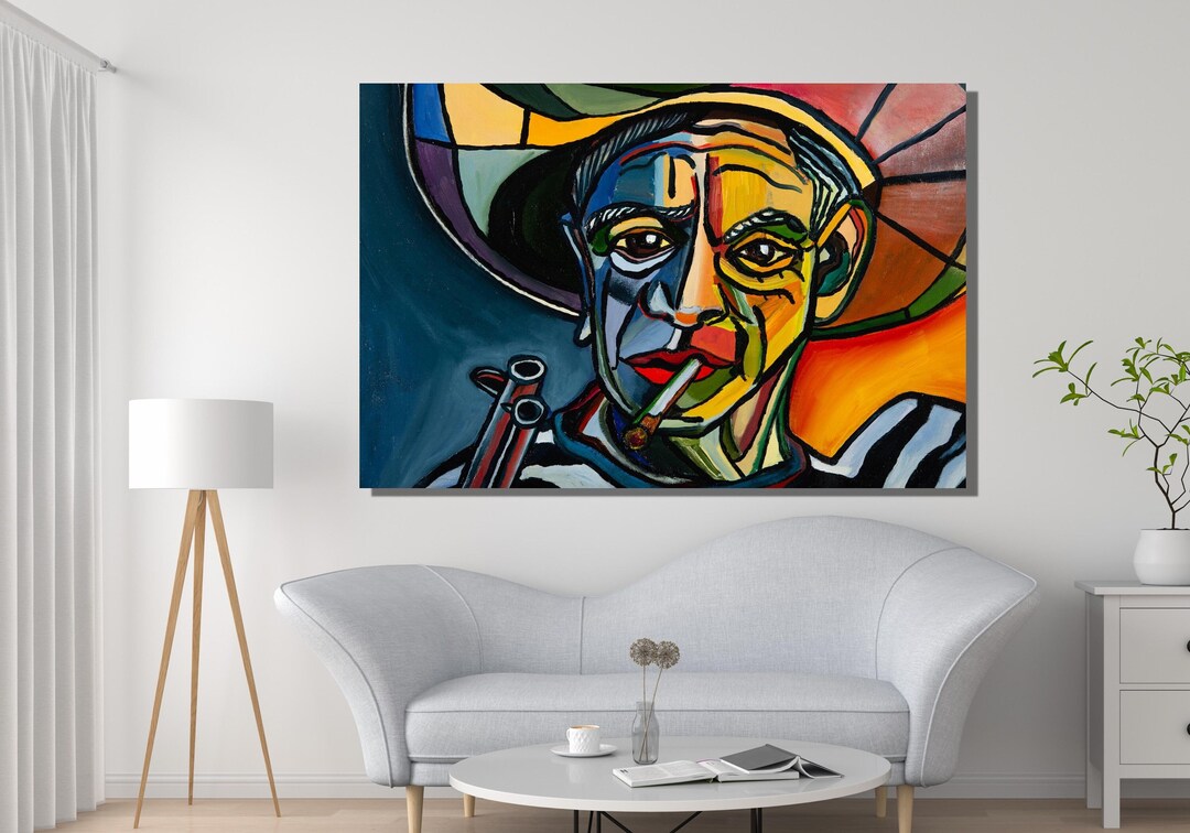 Pablo Picasso Cowboy Canvas, Pablo Picasso Art,picasso Poster,picasso ...