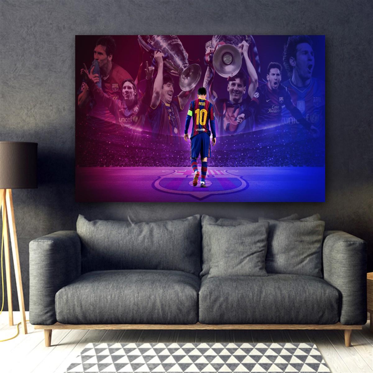 Lionel Messi Canvas Art,lionel Messi,messi Wall Art,messi,messi Poster ...