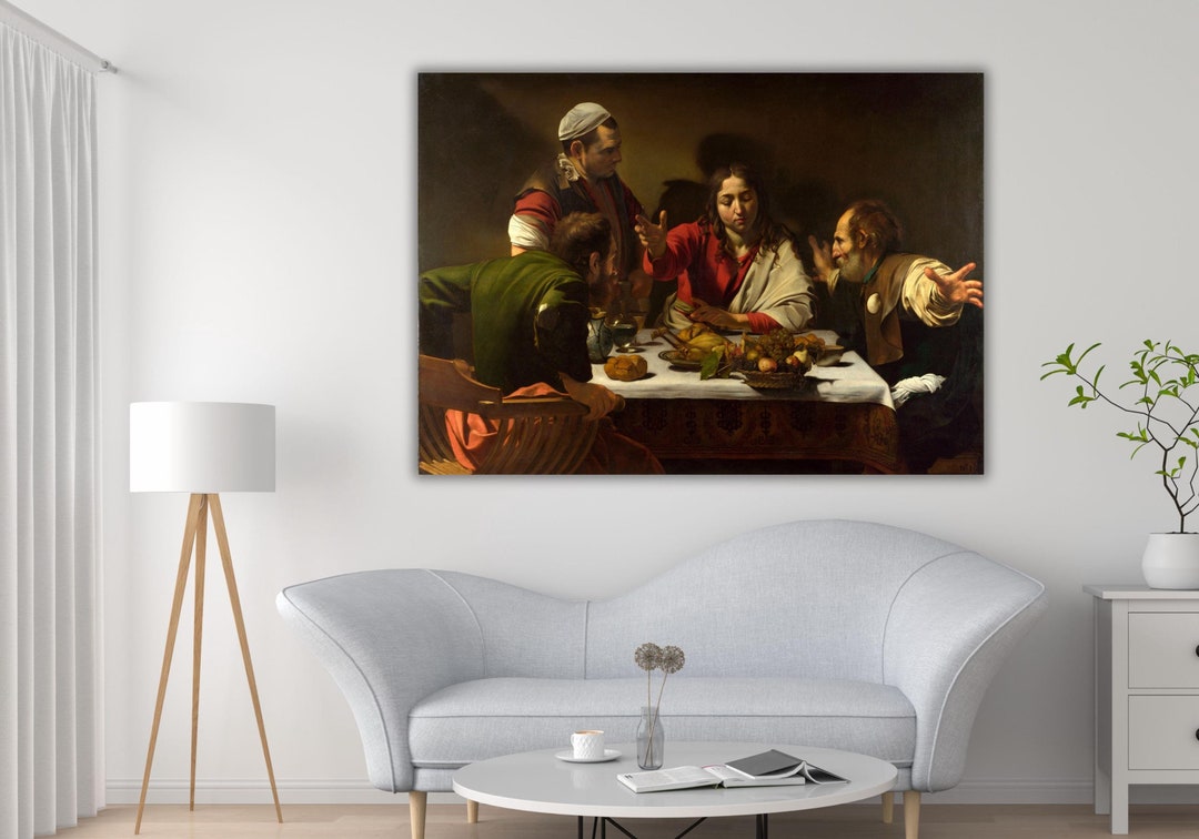 Supper at Emmaus by Caravaggio Canvas Art,caravaggio Print,reproduction ...