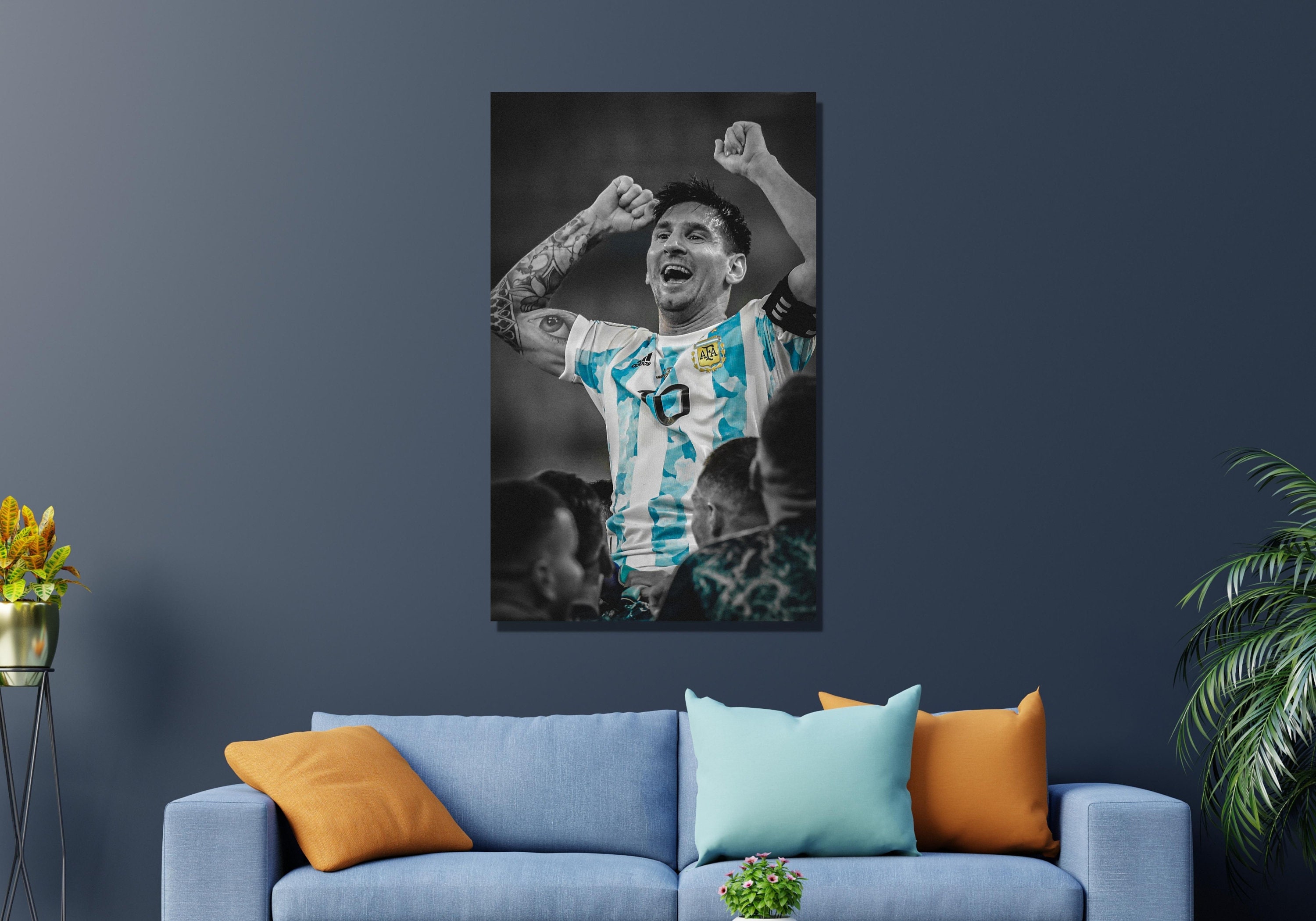 Messi Canvas,lionel Messi World Cup Poster,messi,lionel Messi Print ...