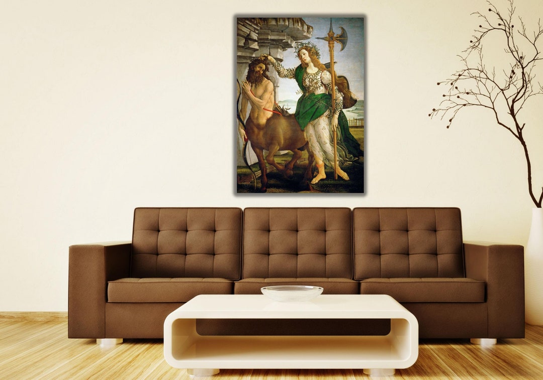 Sandro Botticelli Pallas and the Centaur Canvas Art,sandro Botticelli ...