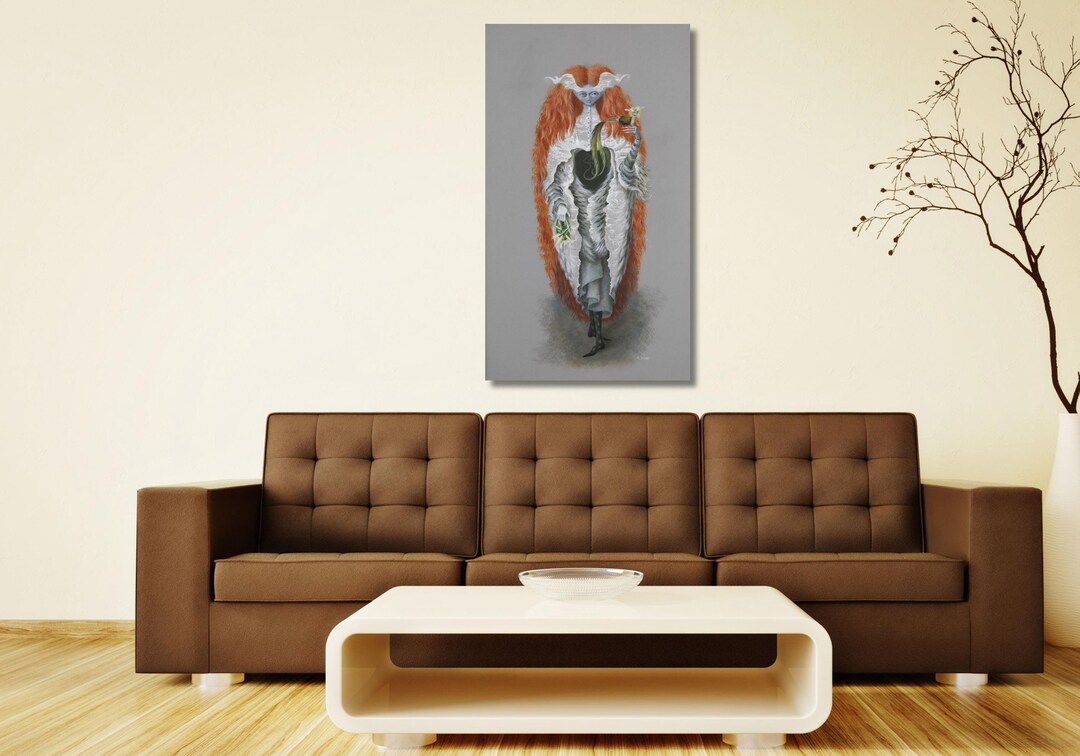 Remedios Varo La Bruja en Camino al Sabbath - Impresión en lienzo ...