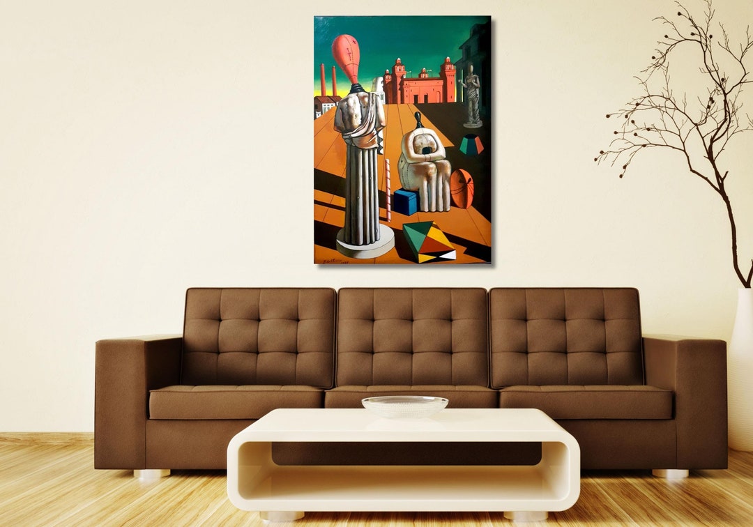 Giorgio De Chirico Poster,giorgio De Chirico's the Disquieting Muses ...