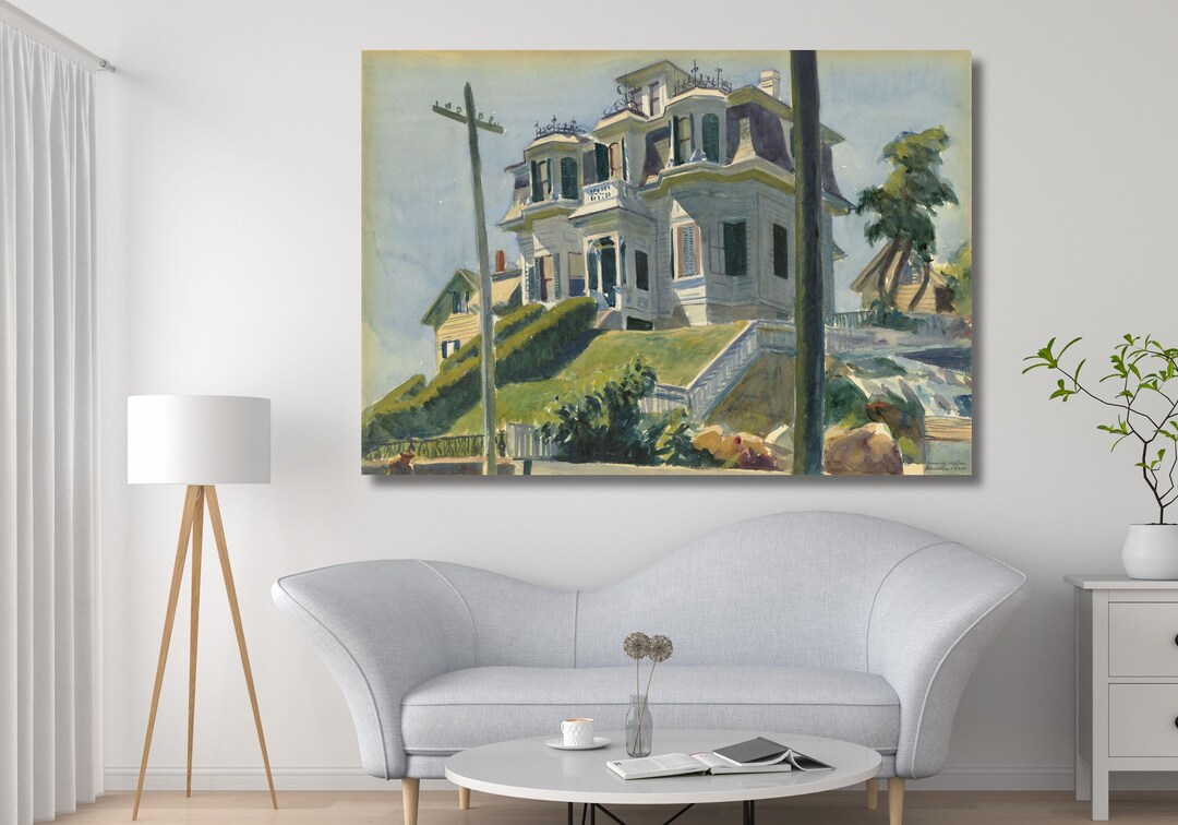 Haskell's House by Edward Hopper Canvas,edward Hopper Canvas,edward ...