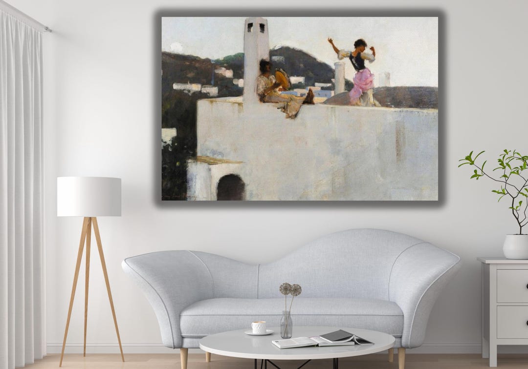 John Singer Sargent Capri Girl Print Art Canvas,john Singer Sargent ...