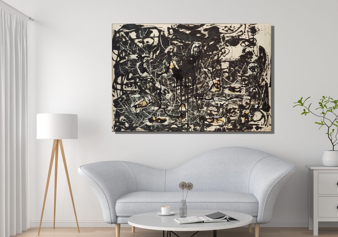 Jackson Pollock Art, Jackson Pollock Wall Art ,jackson Pollock Canvas ...