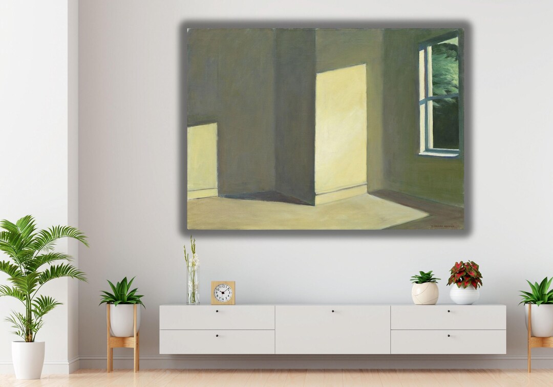 Edward Hopper Empty Room Canvas Wall Art, Reproduction Wall Art,modern ...
