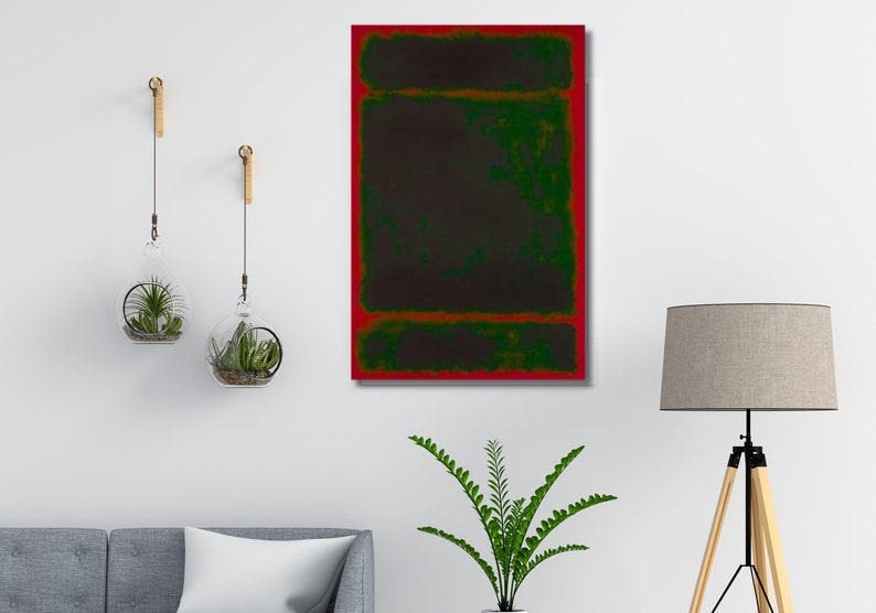 Mark Rothko Print Mark Rothko Canvas Art Mark Rothko Exhibition Poster ...