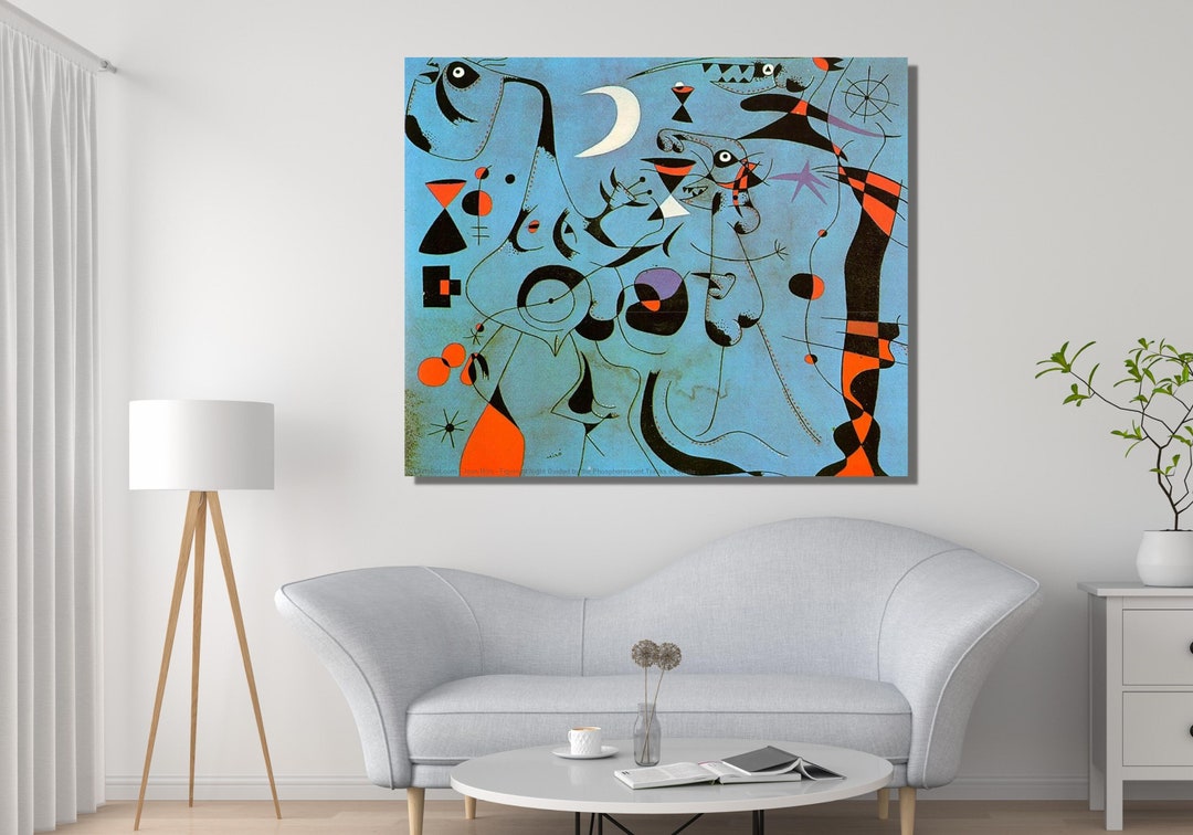 Joan Miro Poster,joan Miro Canvas Wall Art,joan Miró Abstract ...