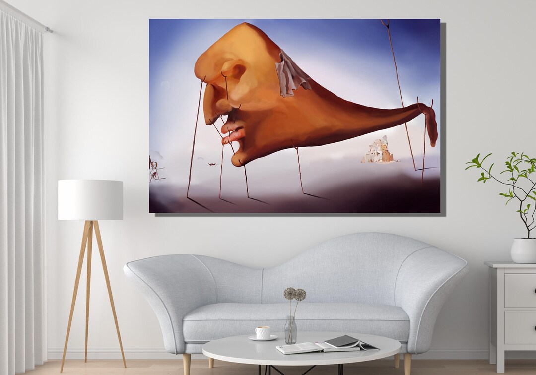 Dali Sleep Paintingsalvador Dali Sleep (le Sommeil) Art Print Dali ...