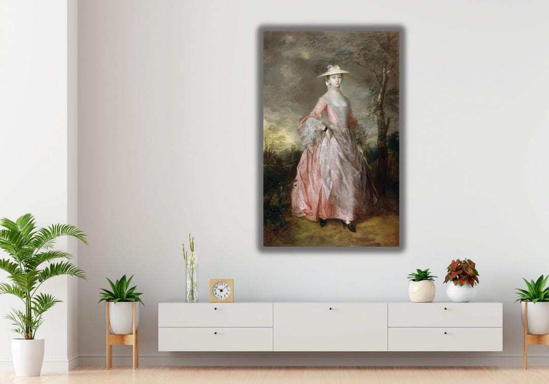 Mary, Countess of Howe by Thomas Gainsborough Canvas Art, Early Stuart ...