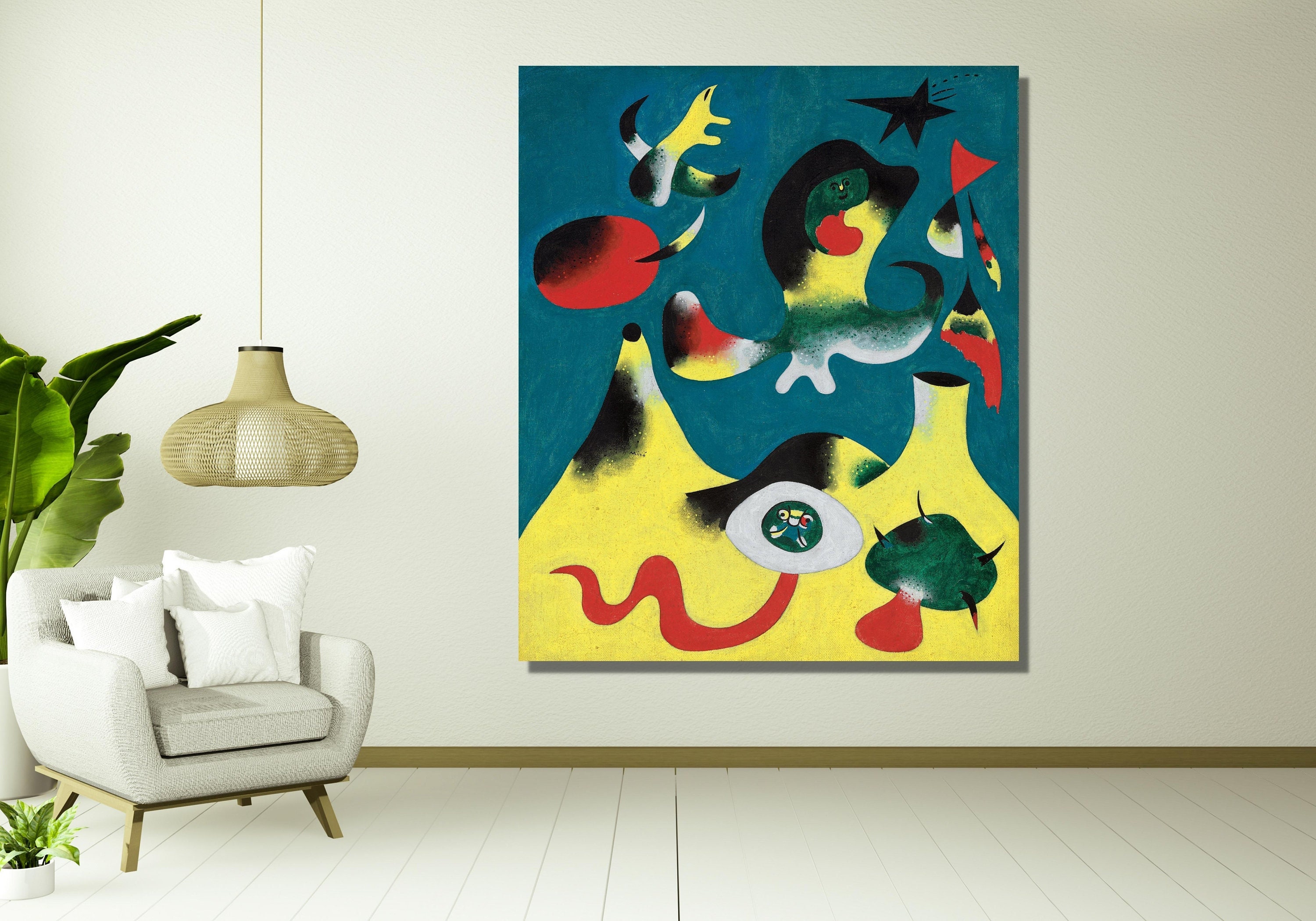 Joan Miro Print,joan Miro Painting Wall Art,joan Miro Poster,joan Miro ...