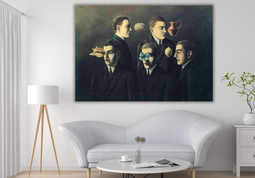 Rene Magritte the Familiar Objects 1928 Canvas, Magritte Painting Wall ...
