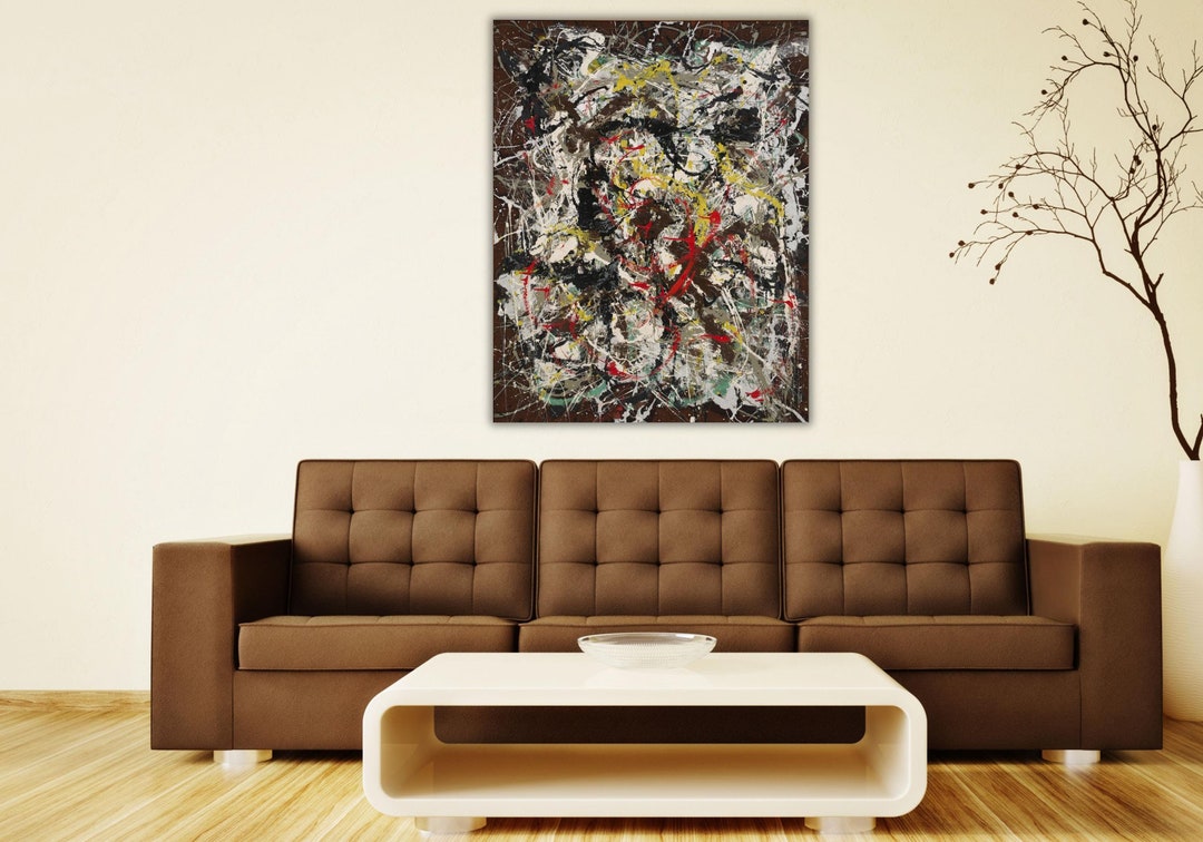 Jackson Pollock Wall Art Pollock Canvas Poster Print Jackson Pollock ...