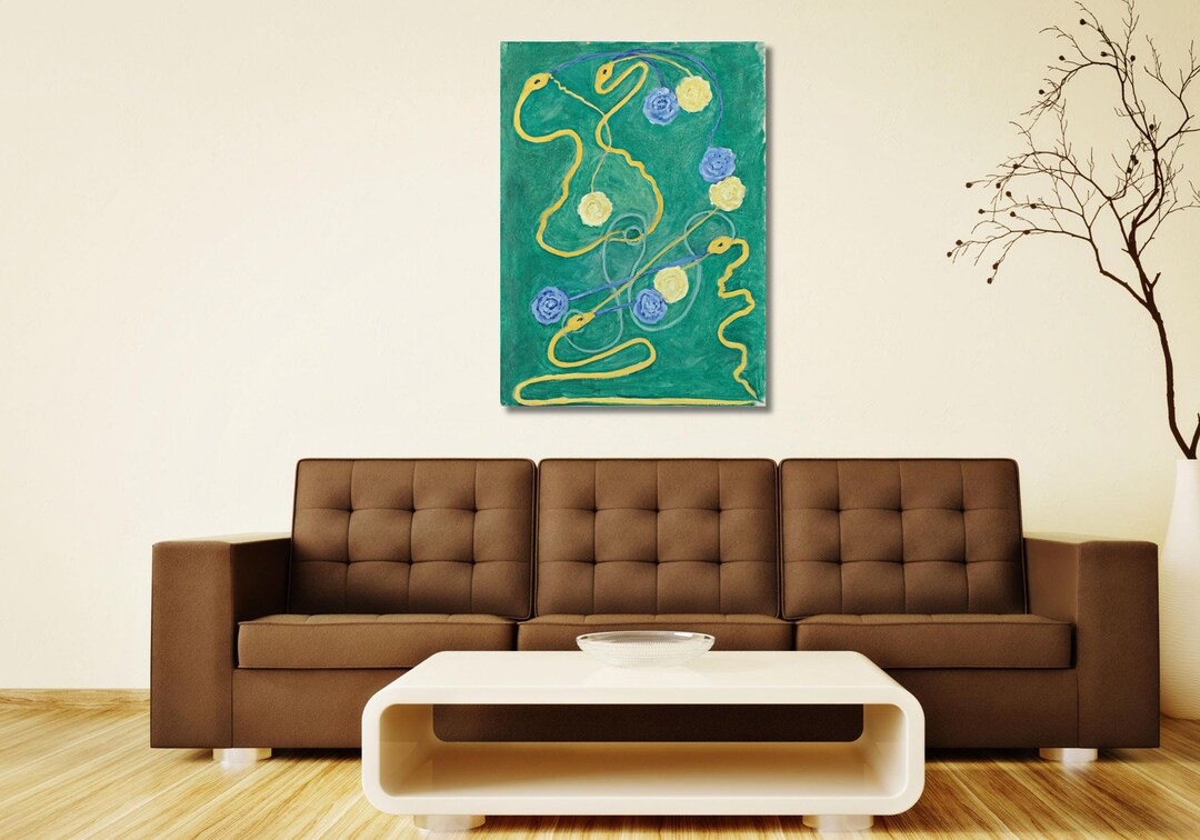 Hilma Af Klint Primordial Chaos Canvas Wall Art,hilma Af Klint Altarpiece Giclee Wall Art,hilma ...