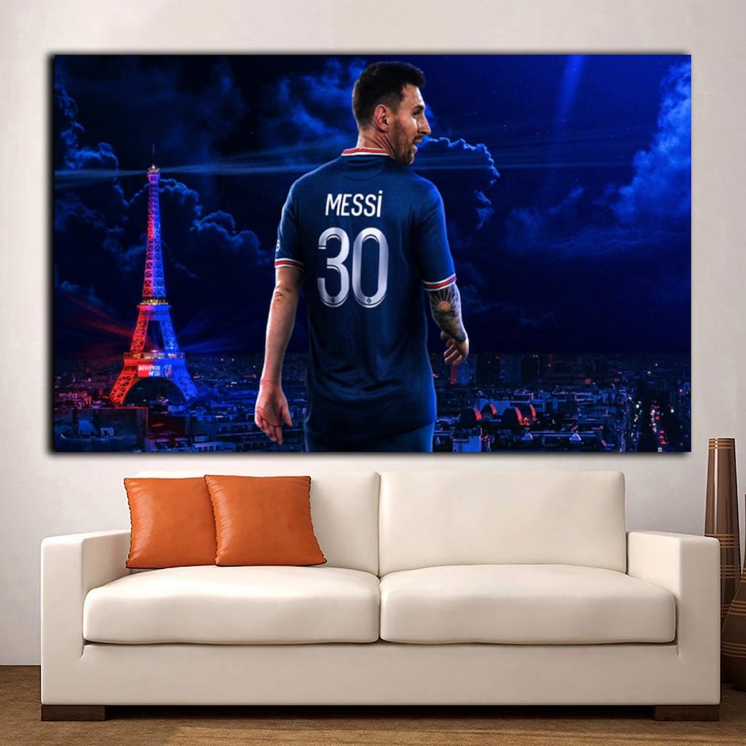 Lionel Messi Painting,lionel Messi Canvas,lionel Messi,messi Wall Art ...