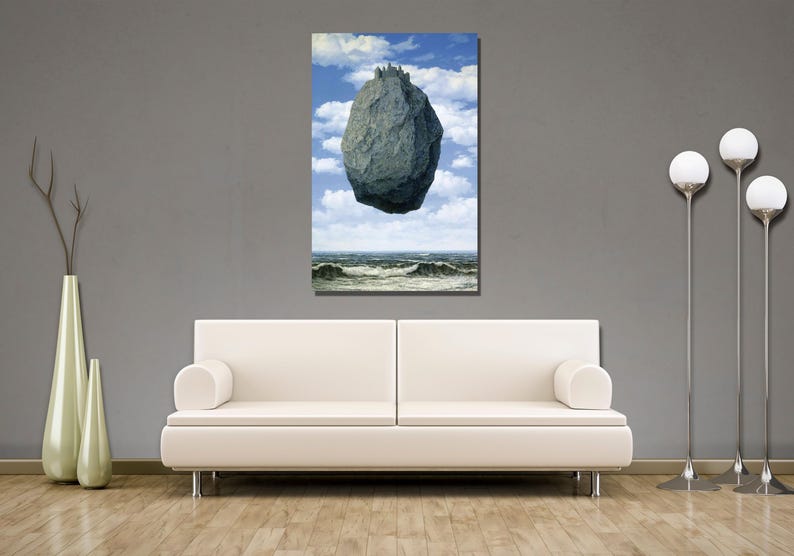 The Castle in the Pyrenees (1959) by Magritte Rene, René Magritte ...