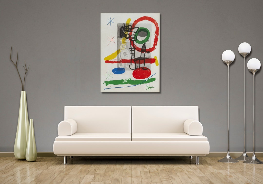 Joan Miro Canvas, Dancer Canvas Wall Print Art,dancer ,1925 by Joan ...