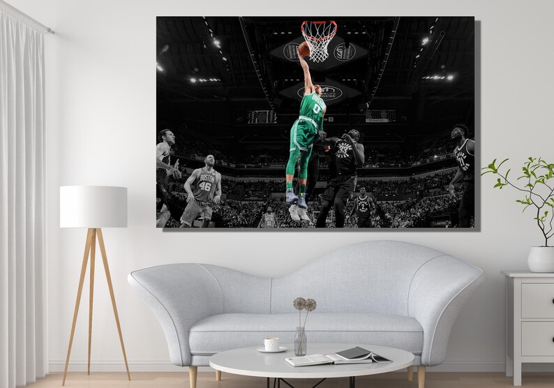 Jayson Tatum Posterjayson Tatum Canvas Wall Artdunk - Etsy