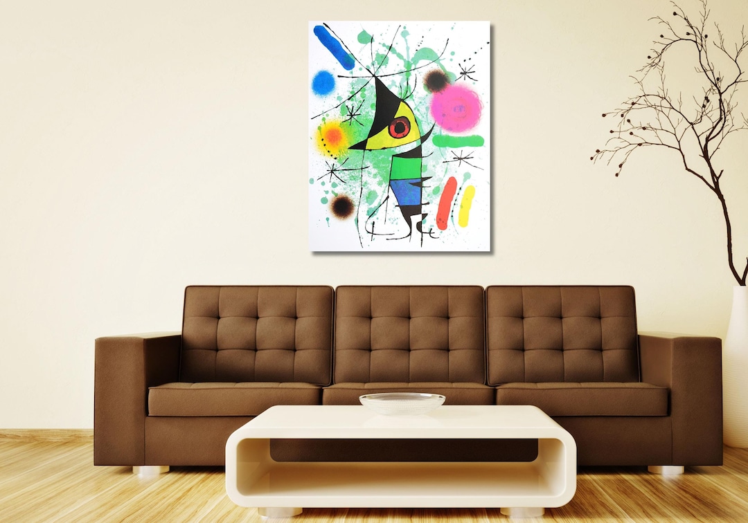 Joan Miro Poster, the Singing Fish by Joan Miro Canvas Print,joan Miro ...