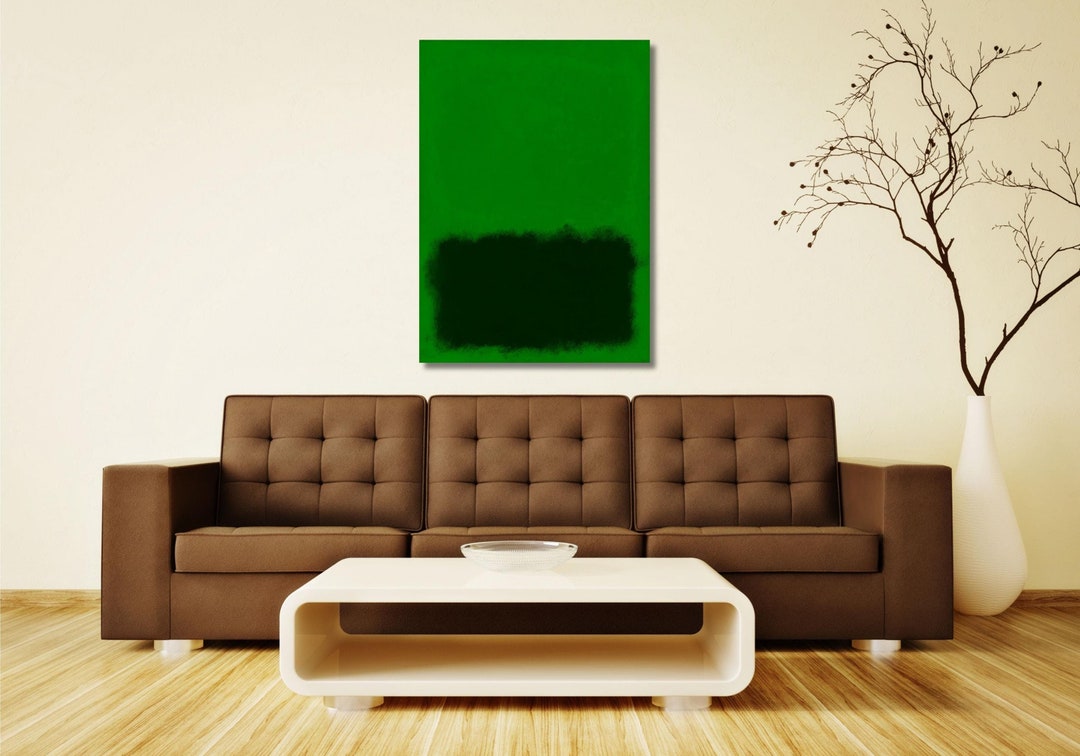 Mark Rothko Green Canvas Wall Art,rothko Painting,rothko Print Art,mark ...