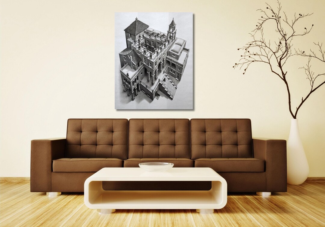 Maurits Cornelis Escher Wall Art,escher Canvas ,escher Poster,escher ...