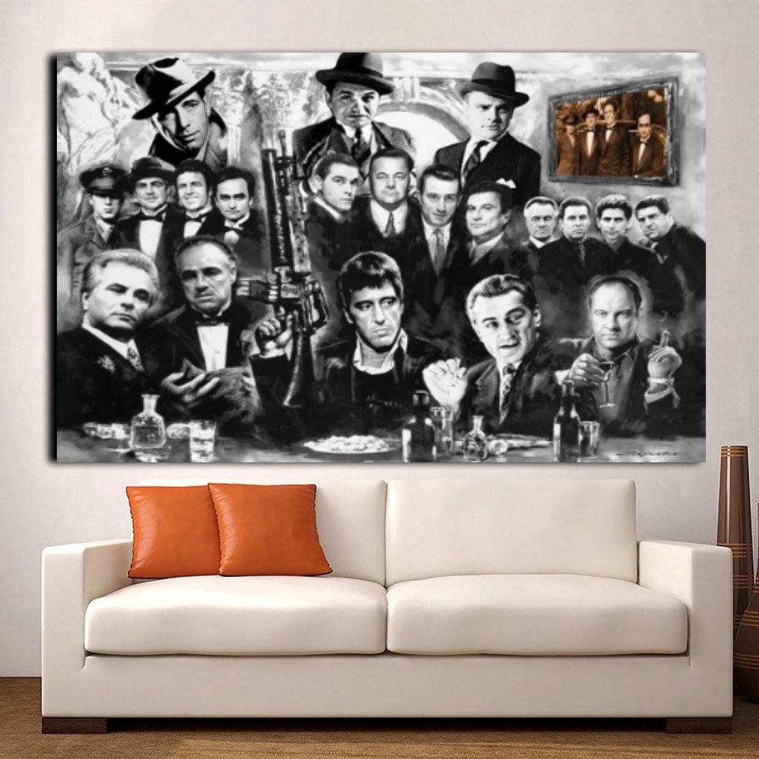 Gangsters Canvas,gangsters Canvas Print,movie Gangsters Canvas Poster ...