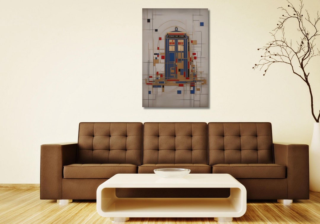 Doctor Who Tardis Box Canvas, Tardis Painting Print, Whovians Fandom ...