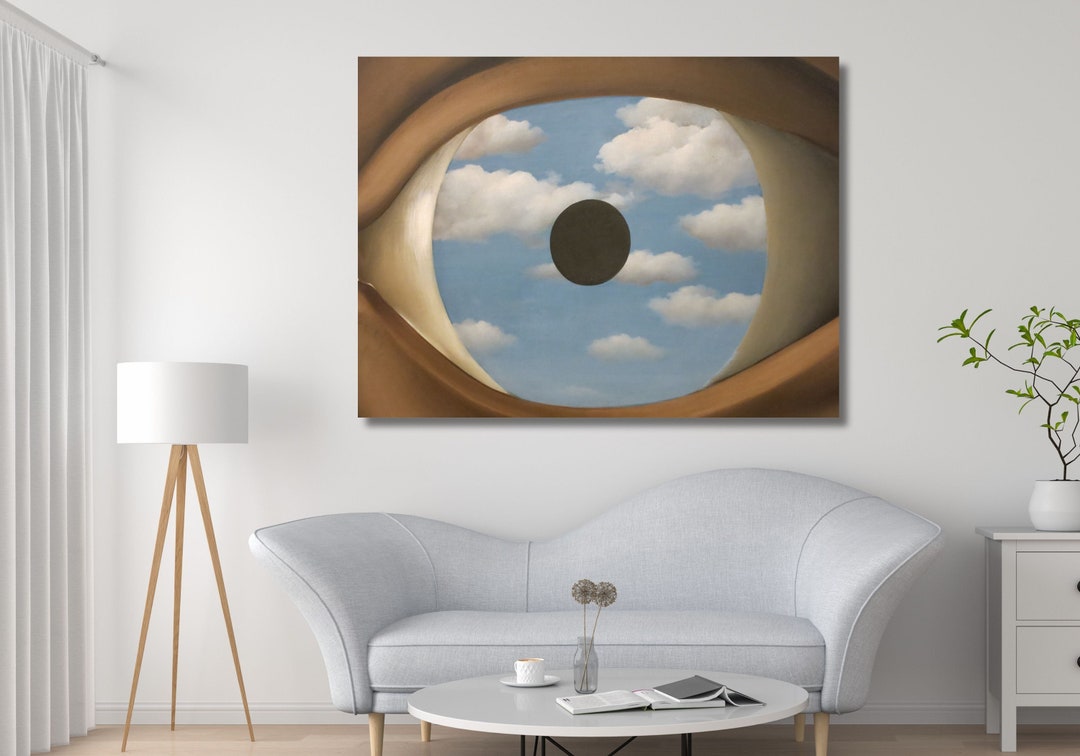 Rene Magritte the False Mirror Canvas,the False Mirror by Rene,rene ...