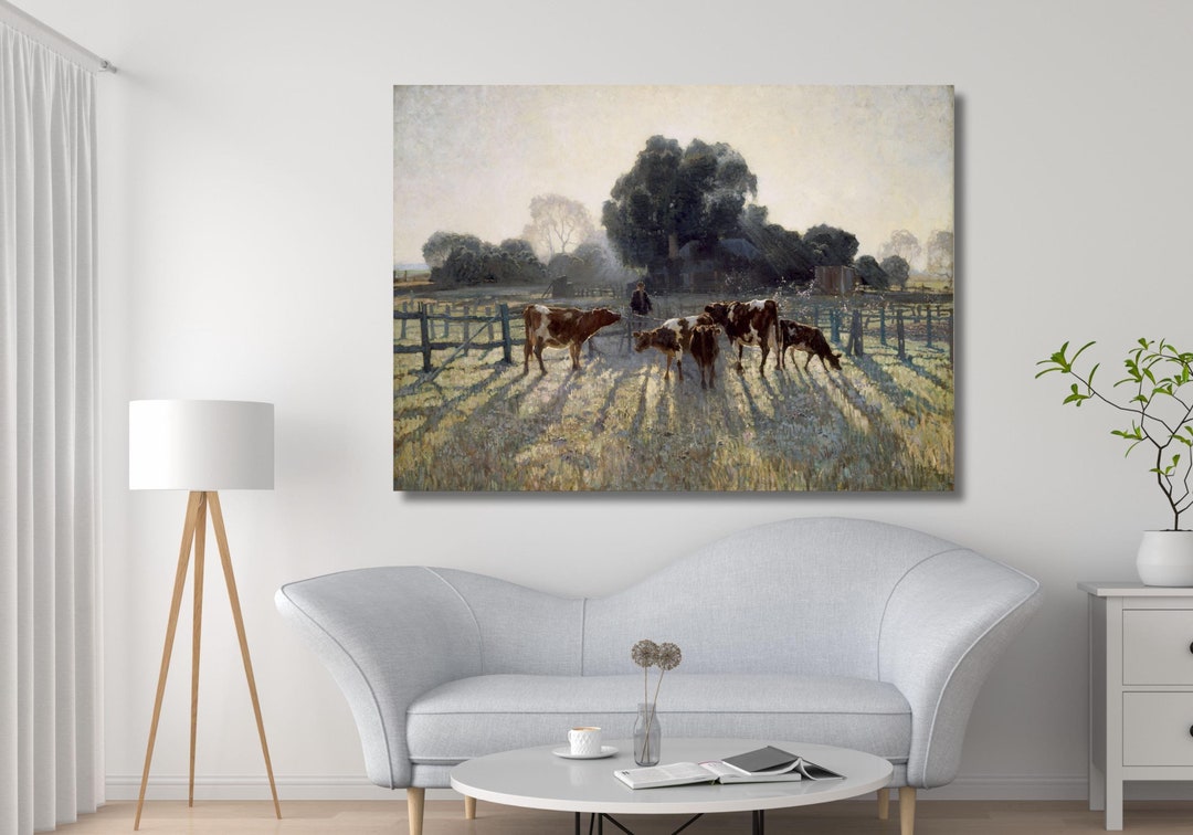 Elioth Gruner Painting,elioth Gruner Spring Frost Canvas,gruner Print ...