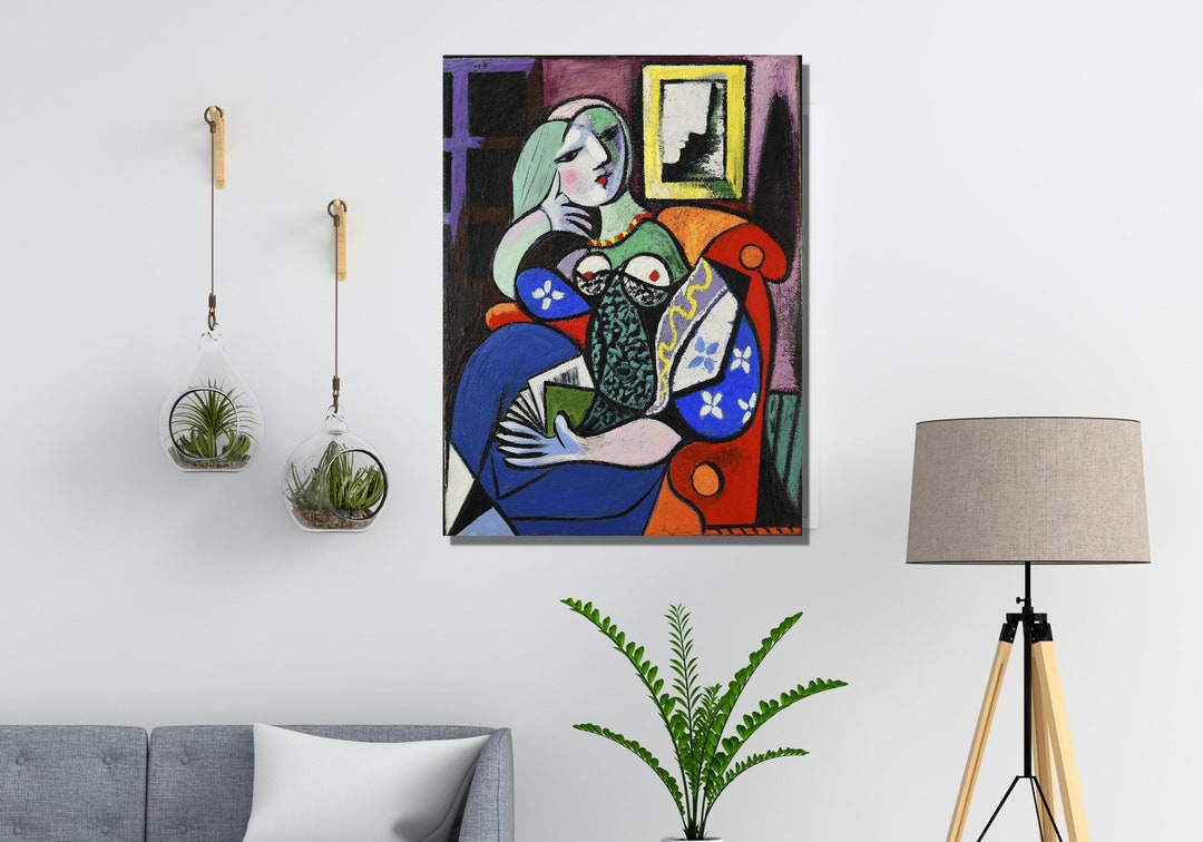 Woman Asleep in an Armchair the Dream 1932 Pablo Picasso Art Wall Art ...