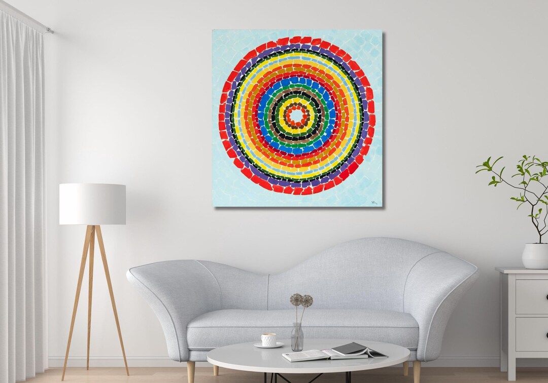 Alma Thomas Poster Art,alma Thomas Lunar Rendezvous Circle of Flowers ...