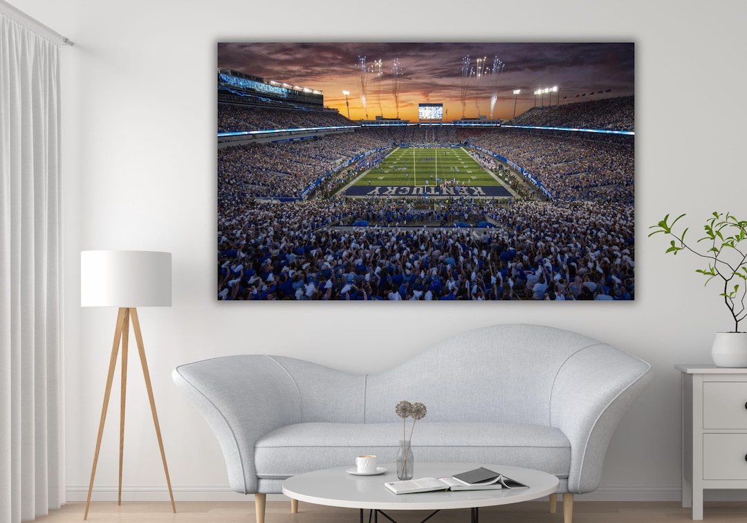Kentucky Wildcats Stadium Canvas Print Wall Art,kroger Field Stadium ...