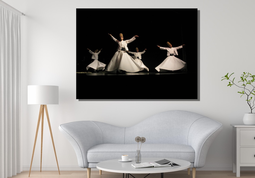 Whirling Dervish Reproduction Canvas Print Decor,dervish Poster,dervish ...