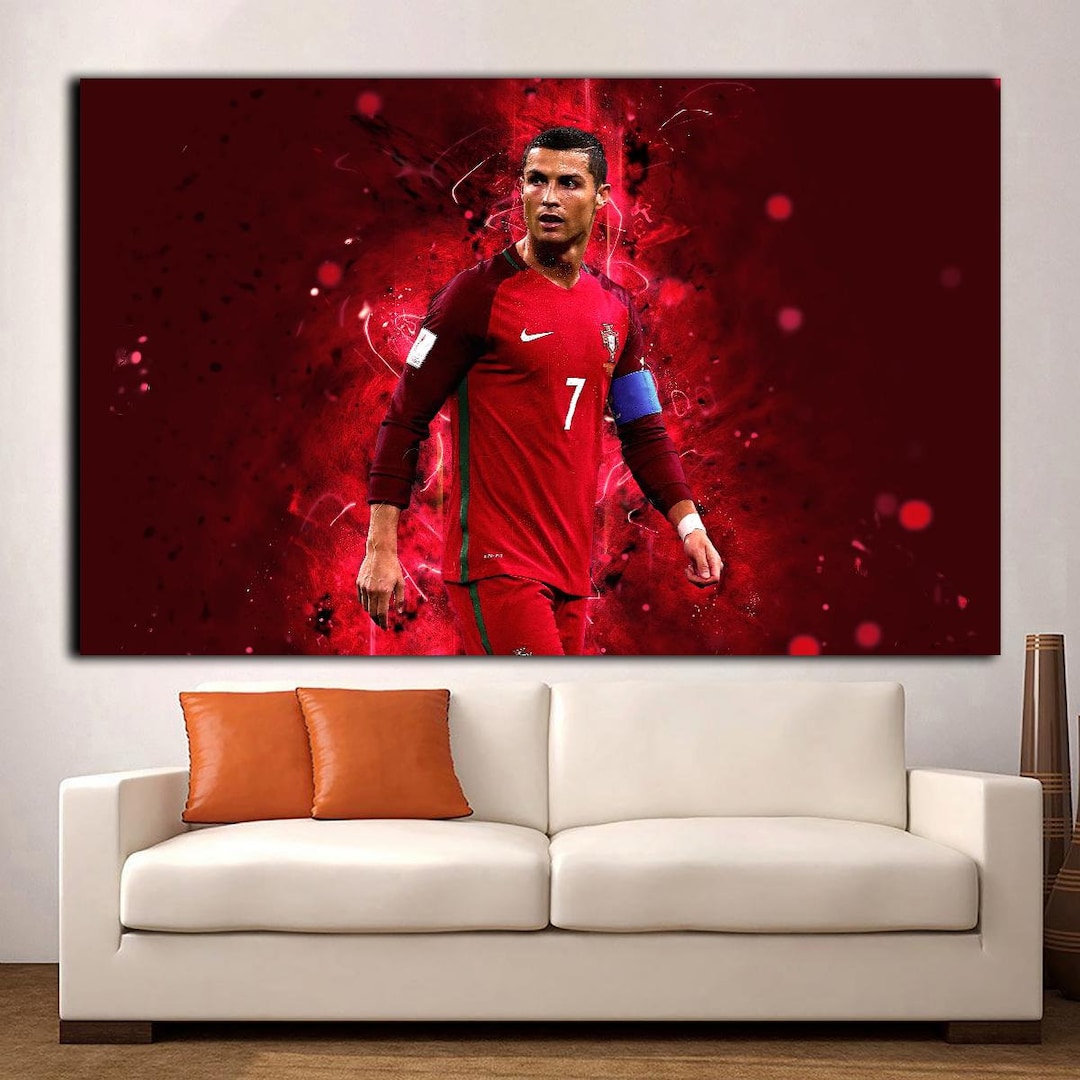 Cristiano Ronaldo Print, Cristiano Ronaldo Poster, Cristiano Ronaldo ...