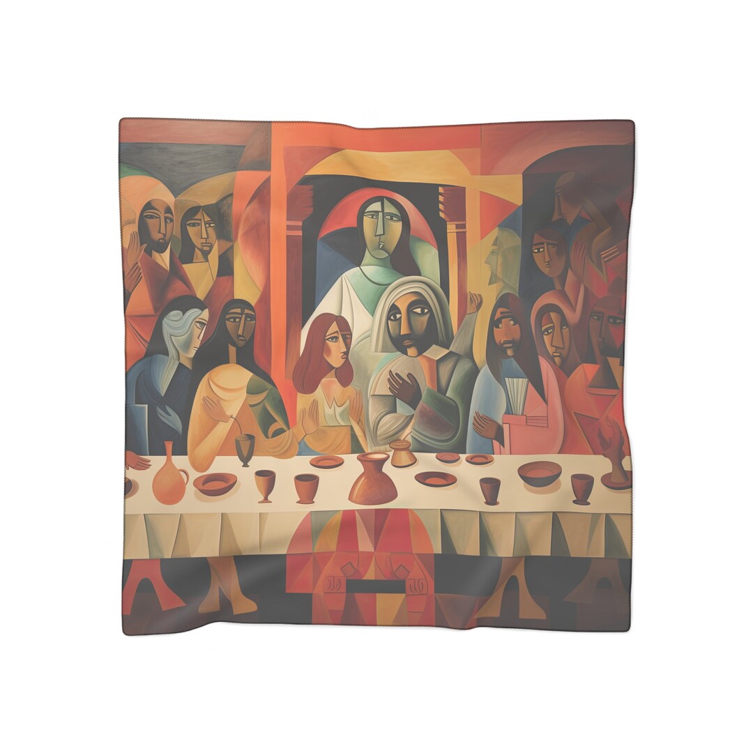 Picasso Scarf. What If Picasso Had Painted "the Last Supper"? Modern ...