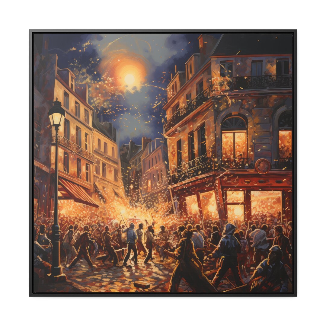 Van Gogh Riot Print. Framed Pre-war Van Gogh Style - Etsy