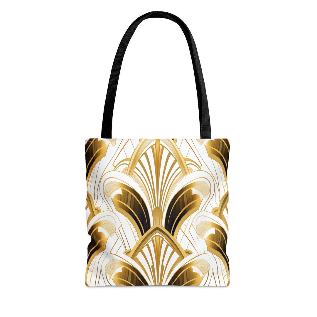 Art Deco Small Tassel Tote