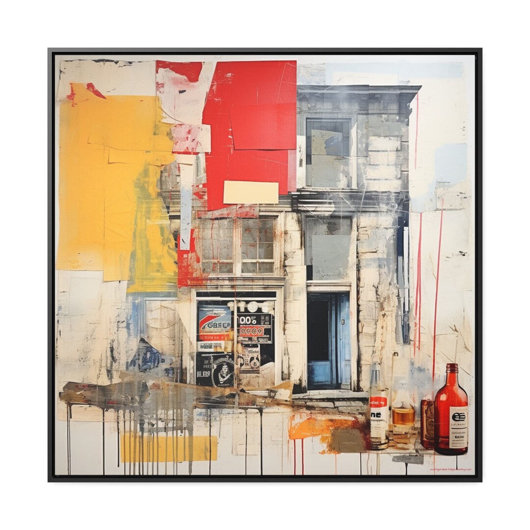 Robert Rauschenberg Inspired Art. Original Collage Art Printed on ...
