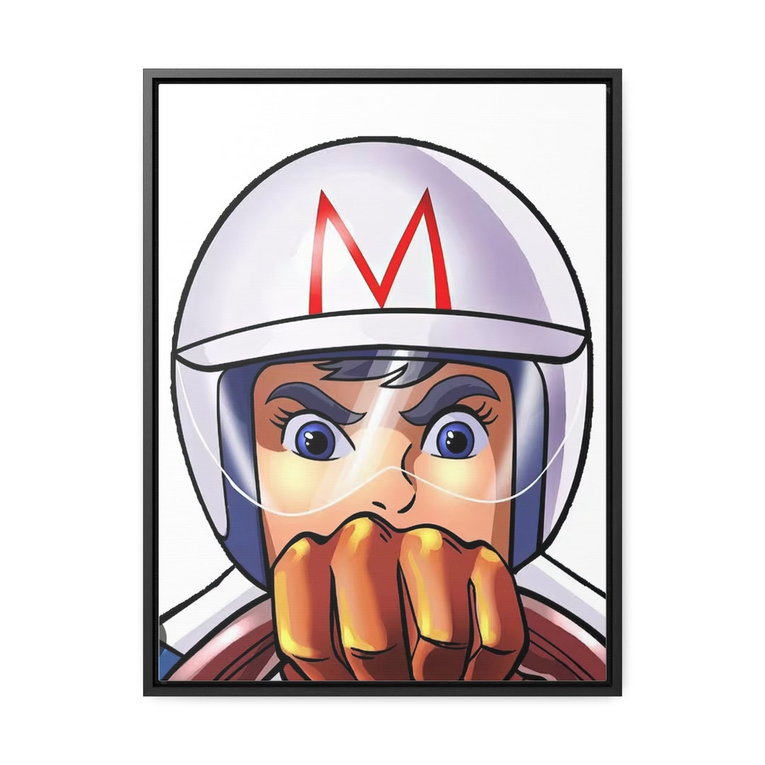 Vintage Speed Racer Print. Anime Icon Pop-art Style on Matte - Etsy