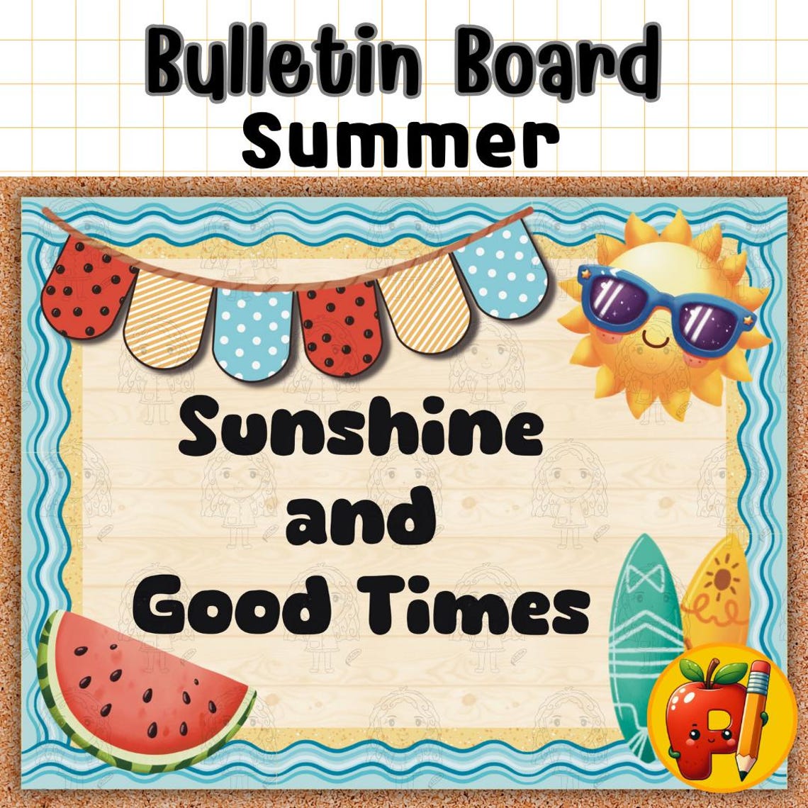 Summer Bulletin Board Kit | Classroom & Door Decor | Printable Bulletin ...