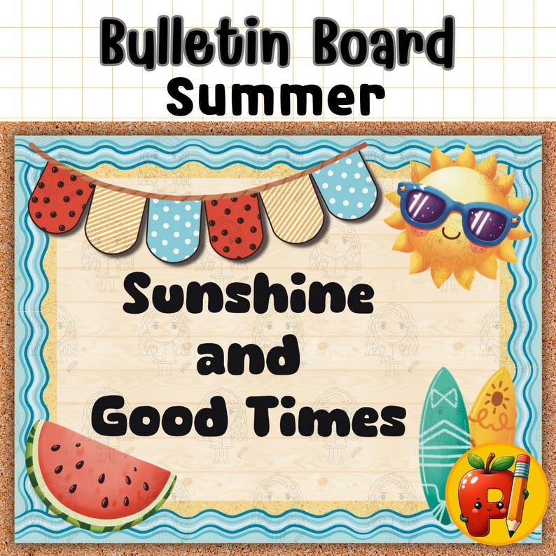 Summer Bulletin Board Kit | Classroom & Door Decor | Printable Bulletin ...