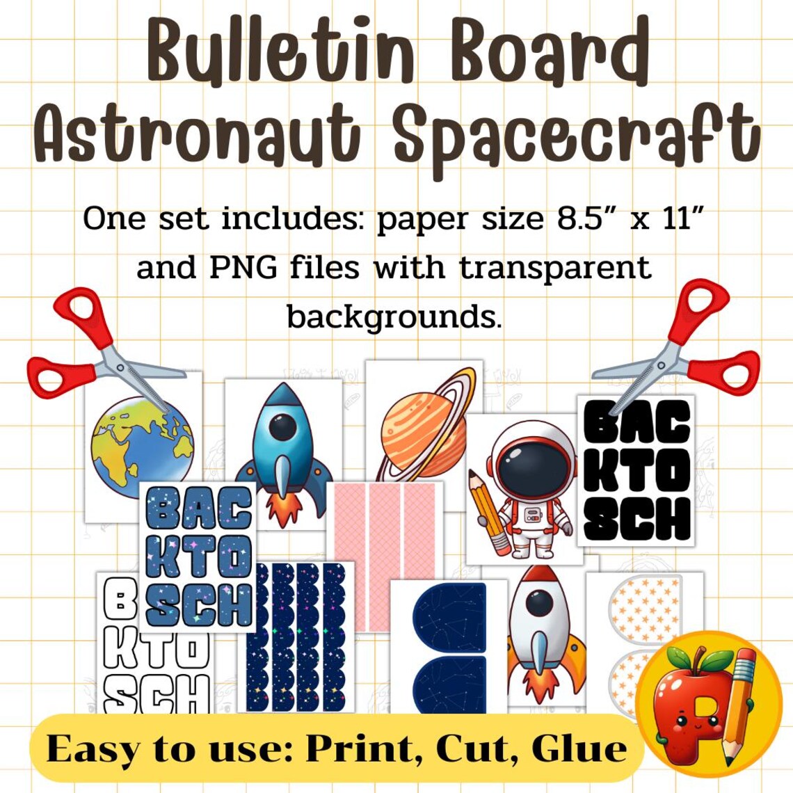 Astronaut & Space Bulletin Board | Outer Space Classroom Decor | Door ...