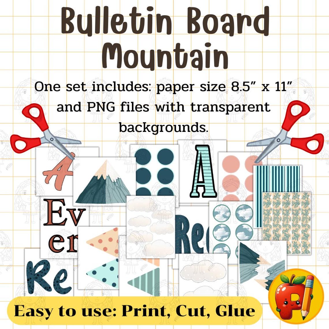Mountain Adventure Bulletin Board Kit | Classroom Decor | Door Decor ...