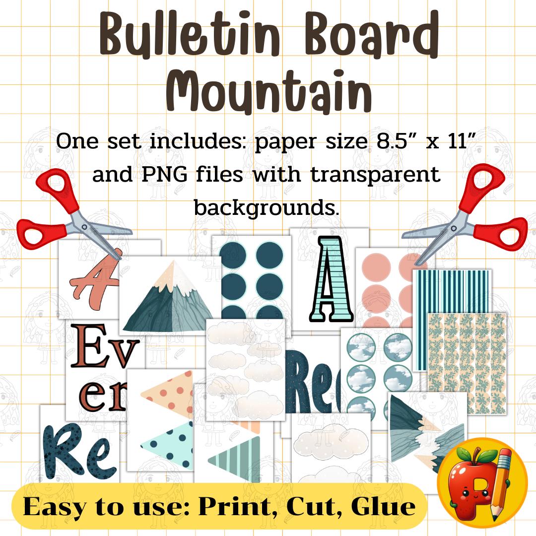 Mountain Adventure Bulletin Board Kit | Classroom Decor | Door Decor ...