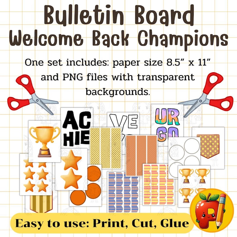 Welcome Back Champions Bulletin Board Kit | Editable Classroom Decor ...