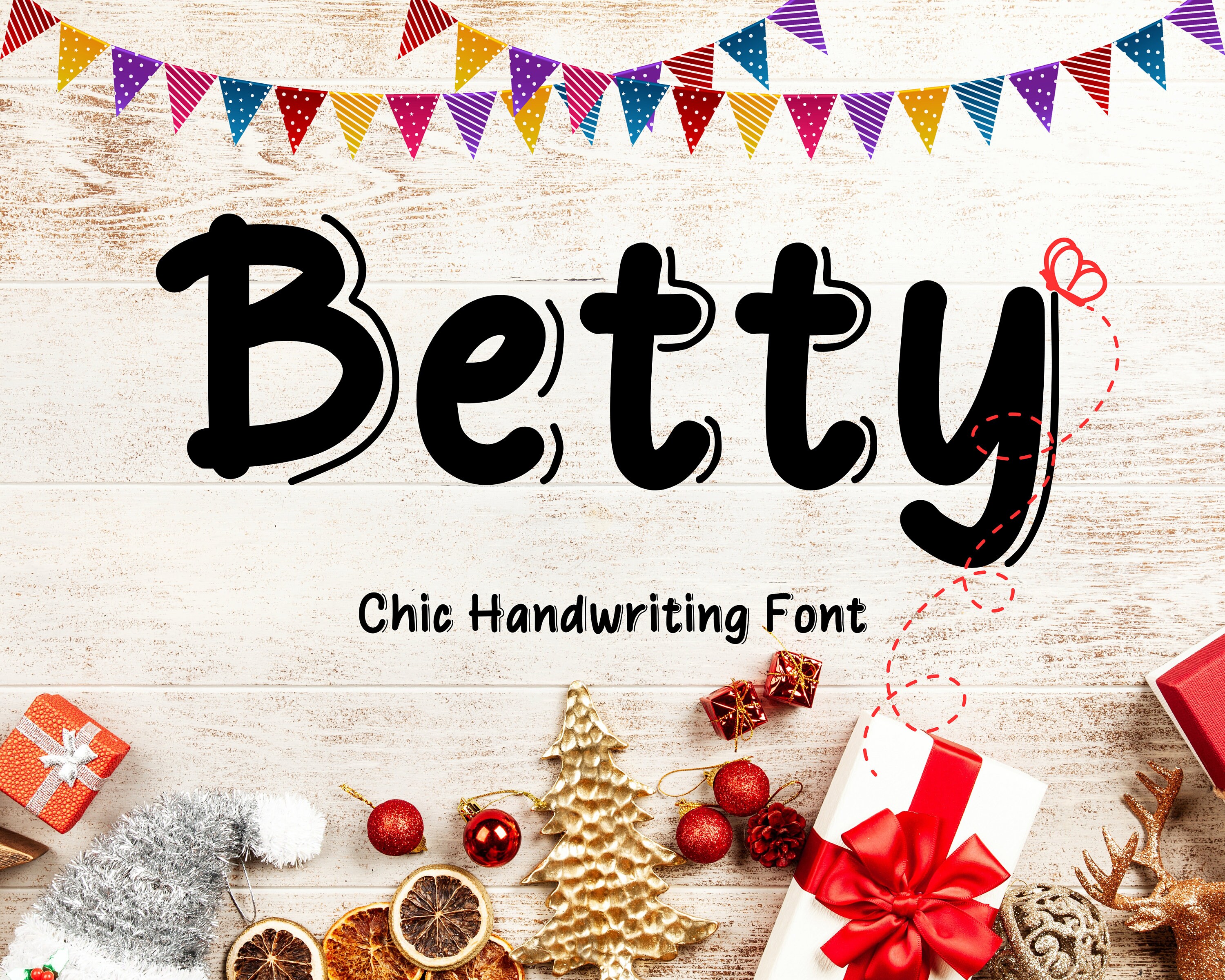 Betty Handwriting Font-ttf / OTF, Script Font, Cute Font, Handwritten ...