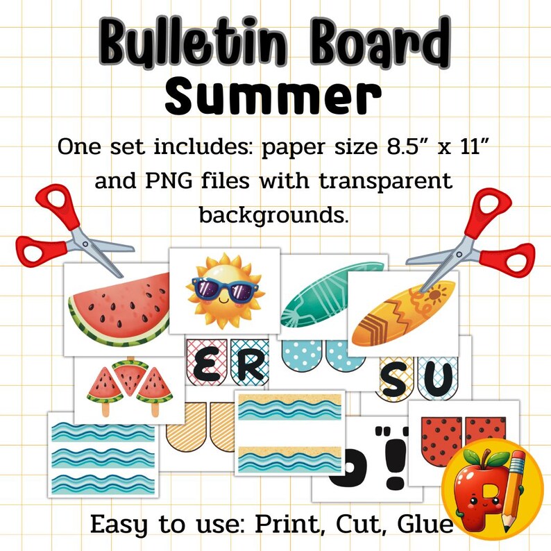 Summer Bulletin Board Kit | Classroom & Door Decor | Printable Bulletin ...