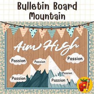 Mountain Adventure Bulletin Board Kit | Classroom Decor | Door Decor ...
